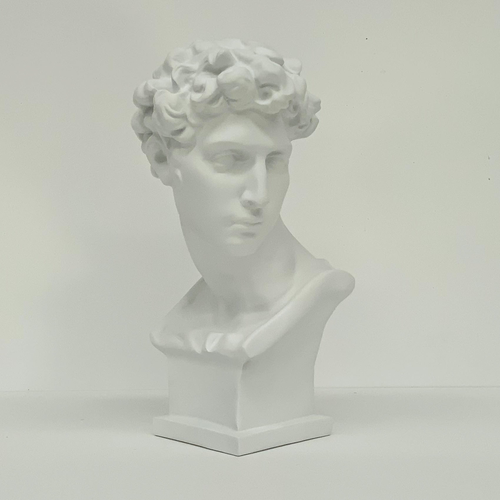 60cm Neo Classical Style Male Bust Statue | White – decorista.au