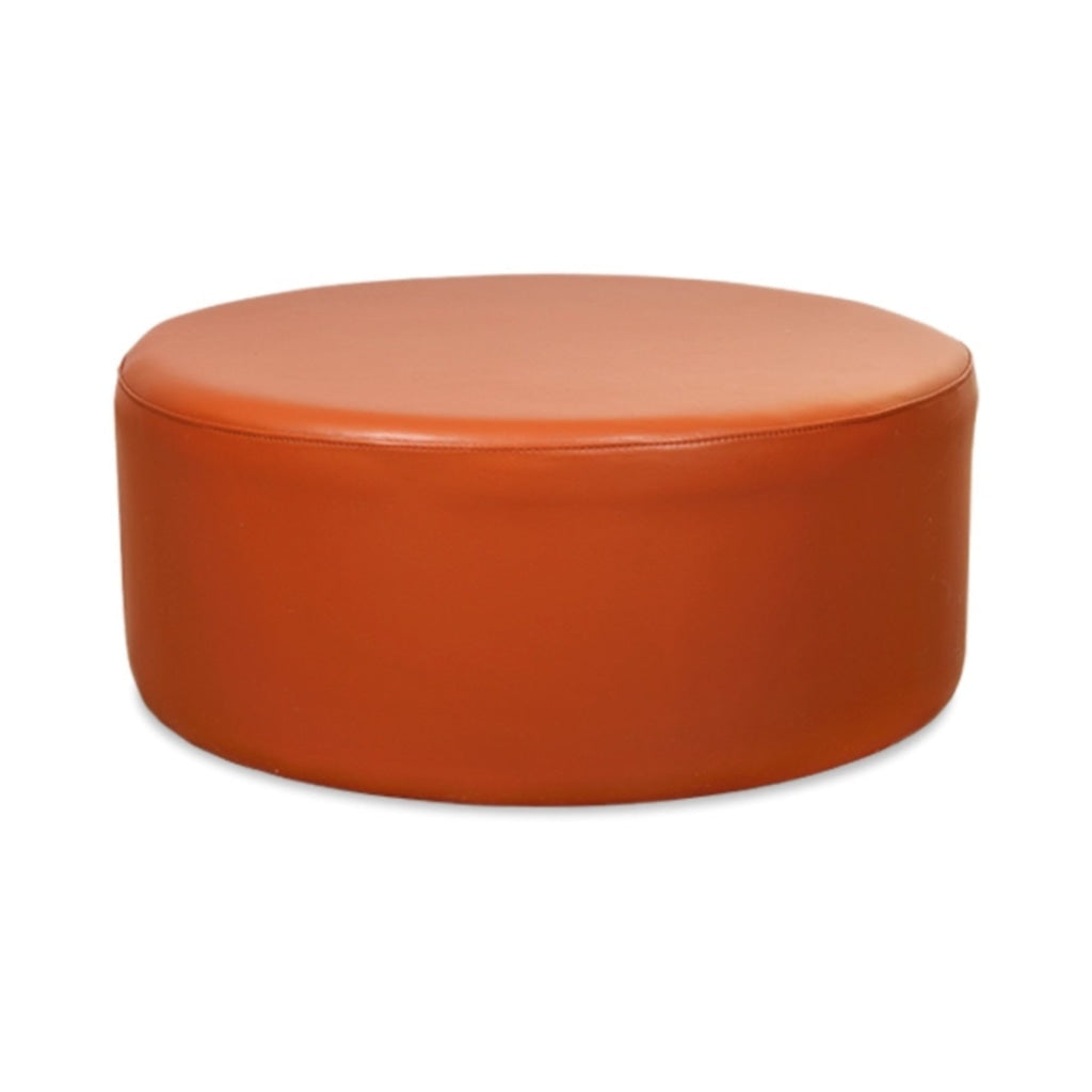 ACCENT OTTOMANS ROUND SELECTION | VINTAGE LEATHER LOOK VINYL | MULTIPL ...