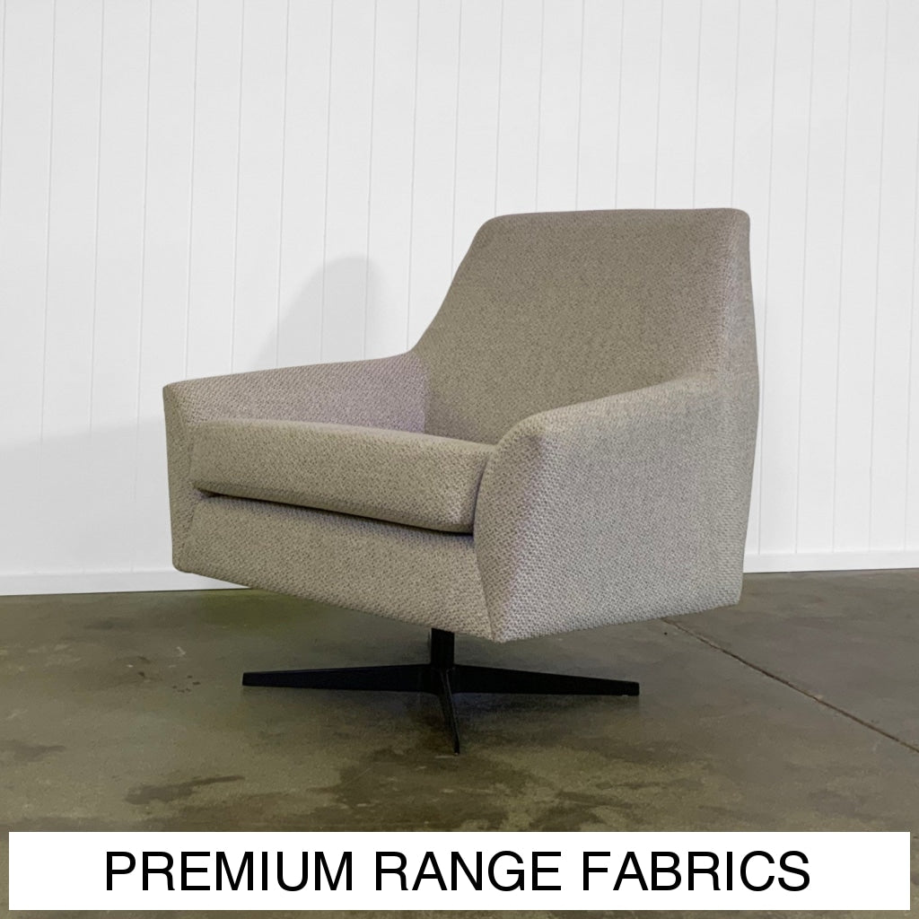 EMILIO SWIVEL CHAIR | PREMIUM RANGE FABRICS | MULTIPLE OPTIONS AVAILAB ...